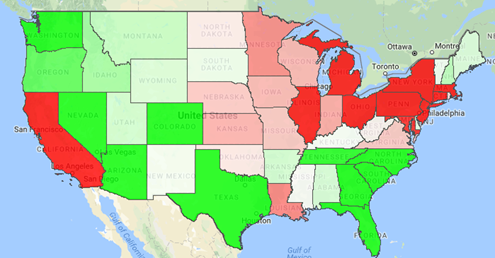 Tax Migration: Which states are losing income? Which are gaining? | The ...