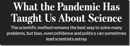 “What the Pandemic Has Taught Us About Science” | The Homa Files